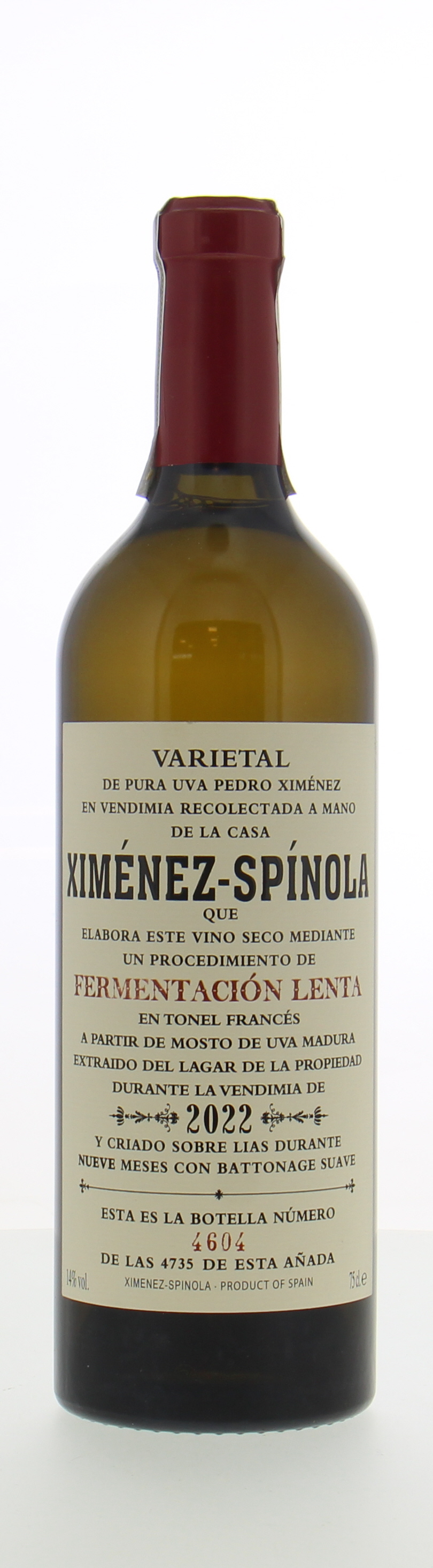 Fermentacion Lenta Pedro Ximenez 2022 - Ximenez Spinola | Buy Online | Best of Wines